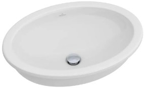 Villeroy & Boch Loop&Friends - Umyvadlo zápustné 660x470 mm, bez otvoru pro baterii, CeramicPlus, bílá 615530R1