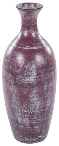 Terakotová dekorativní váza 57 cm hnědá KARDIA Beliani