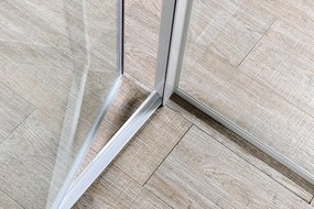 Aqualine, AMICO sprchové dveře výklopné 740-820x1850 mm, čiré sklo, G70