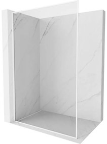 Mexen Kioto-XF L sprchová stěna Walk-in s rámem 80 x 202 cm, transparentní 10 mm, bílá - 800-080-174-20-00-XF