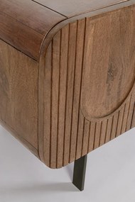 BIZZOTTO Dřevěný TV stolek ORISSA hnědý 172x55 cm 0747237