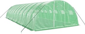 Skleník s ocelovým rámem zelený 40 m² 10 x 4 x 2 m 3188064