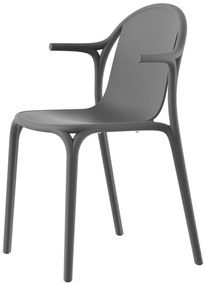 VONDOM - Židle BROOKLYN s područkami - šedá