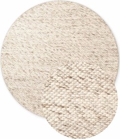 ELLE Decoration, Kusový koberec Lyon Beans 106316 Natural Cream Brown kruh z kolekce Elle, 200x200 (průměr) kruh, hnědá, ložnice