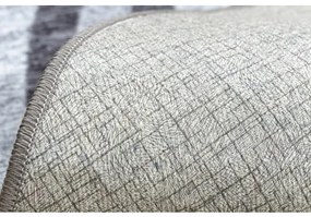 Dywany Luszczow Dětský kusový koberec MIRO 51231.806 pratelný kulatý  Linky protiskluz, šedá / černý Rozměr koberce: 100 cm KRUH