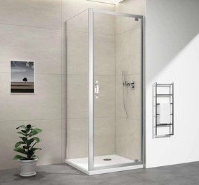 Gelco Sigma Simply - Sprchový kout pivot dveře 90x75 cm, L/P varianta, čiré sklo/chrom GS1296GS3175