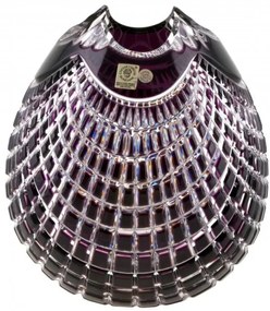 Váza Quadrus, barva fialová, výška 135 mm