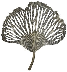 Mosazná antik nástěnná lampa list Ginco - 34*10*34 cm/ E27 / 40W