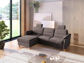 XXXLutz ROHOVÁ SEDAČKA, textil, tmavě hnědá Sit & More - Sedací soupravy - 000144019717