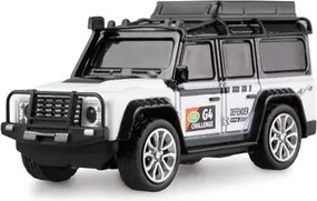 AMEWI RC auto Die Cast bílá / 1:64 / RTR / 2.4 GHz / LED osvětlení / 6