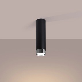 Sollux Lighting Stropní svítidlo NERO 22,5 černé/chromové