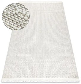 koberec NANO EM52A Diamanty, smyčkový, plošně tkaný bílá velikost 120x170 cm | krásné koberce cz