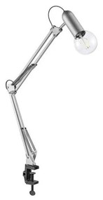 Leuchten Direkt 14773-55 - Stolní lampa s klipem TURN ME 1xE27/60W/230V chrom