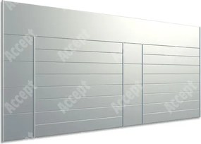ACCEPT Hlavní orientační tabule ACS 016 - stříbrná tabule