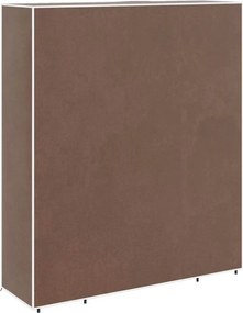 Látková šatní skříň s přihrádkami a tyčemi 45x150x176 cm hnědá 240496