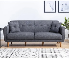 Atelier del sofa Rozkládací pohovka ARIA tmavě šedá 205 cm 867UNQ1326