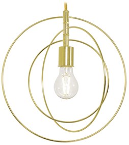Toolight - závěsná lampa E27 APP286-1CP, zlatá, OSW-08404
