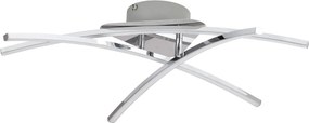 Rabalux Chromové stropní LED svítidlo Alexis 585mm 21W 2504