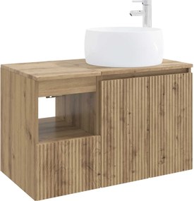 Sada koupelnového nábytku 2 ks Dub artisan Kompozitní dřevo 3404103