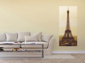 Vliesová fototapeta na zed' Nostalgická Eiffelova Věž | 202 x 90 cm | DFTNV2815