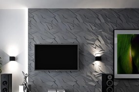 Polystyrénový 3D obkladový panel 60x60 cm Glass bílý