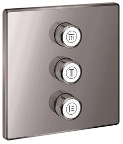 Grohe Grohtherm SmartControl - Ventil pod omítku pro 3 spotřebiče, Hard Graphite 29127A00