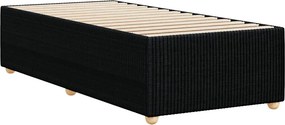 Rám postele bez matrace černá 80 x 200 cm textil 3284895