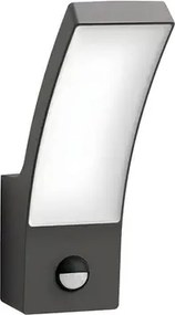 Philips Splay IR 12W antracit / LED venkovní nástěnné svítidlo s pohyb