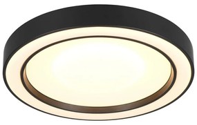 Černo-bílé LED stropní svítidlo ø 40 cm Arco – Trio