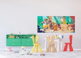 Dětská vliesová fototapeta na zed' Kniha džunglí, Disney | 202 x 90 cm | DFTDNH 5355