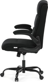 Kancelářské křeslo KA-K3104 BK, houpací mechanismus, černá látka (67 x 68) cm černá