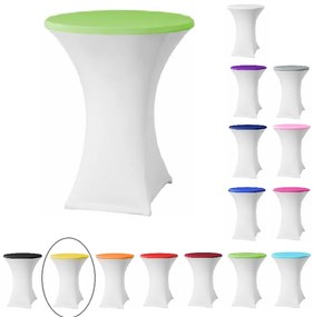 Elastická čepice na koktejlový bistro stůl ⌀80 VÍCE BAREV Barva: 3 ŽLUTÁ