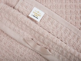 Sada 11 růžových bavlněných ručníků ATAI Beliani
