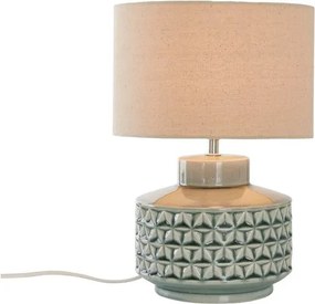 Šedá/béžová keramická stolní lampa (výška 35 cm) Monica – Jotex