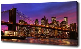 Wallmuralia Foto obraz canvas Manhattan západ 100x50