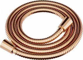 Sprchová hadice M - opletená 150 cm - růžovozlatá