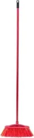 Vileda Garden venkovní smeták 2v1 / 2 typy štětin / Tyč: 130 cm / Hlav