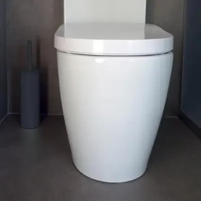 Spirella AKIRA WC štětka matná černá / ocel