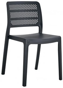 Set dvou židlí PAGI černé (2ks)