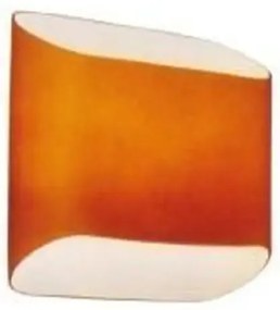 Retro nástěnné svítidlo Pancake oranžová