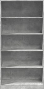 Šatní skříň betonově šedá 100 x 50 x 200 cm dřevotříska 3307732