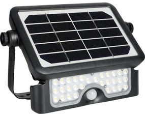 LED Solární reflektor se senzorem LED/5W/3,7V 4000K IP65 3000 mAh