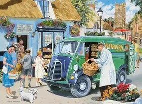 Ravensburger Puzzle Happy Days č. 9: Vesnický život / 4x500 dílků / od