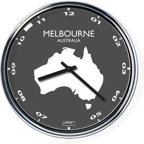Kancelářské nástěnné hodiny: Melbourne (32 cm), Výběr barev Světlé