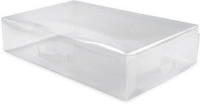 Transparentní úložný box na vysoké boty "kozačky" compactor - 30 x 52 x 11 cm