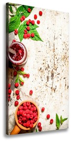 Wallmuralia Vertikální Foto obraz na plátně Malinová marmeláda 50x100