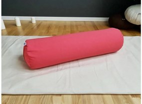 Bolster na jógu válec 70x20 cm malinová