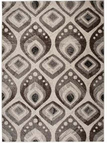 Kusový koberec Paví pero šedý 120x170cm