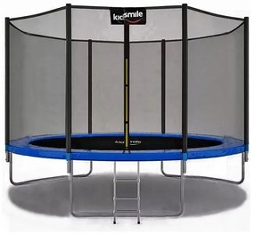 Trampolína s vnější síťkou 252 cm - MODRÁ
