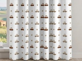 Závěs do dětského pokoje AUTA Zvolte rozměr: 150 x 280 cm (šířka x výška)